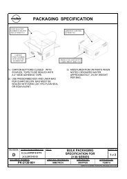PACKAGING SPECIFICATION B1 - Molex
