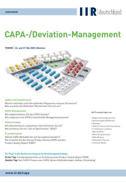 CAPA-/Deviation-Management - DHC Dr. Herterich & Consultants ...