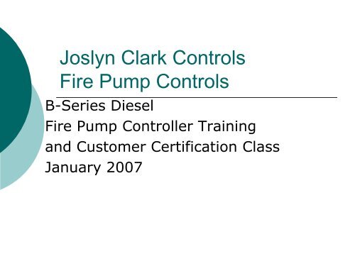 Joslyn Clark Controls - Danaher Specialty Products