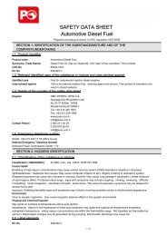 Material Safety Data Sheet DIESEL FUEL B-3, D-2B