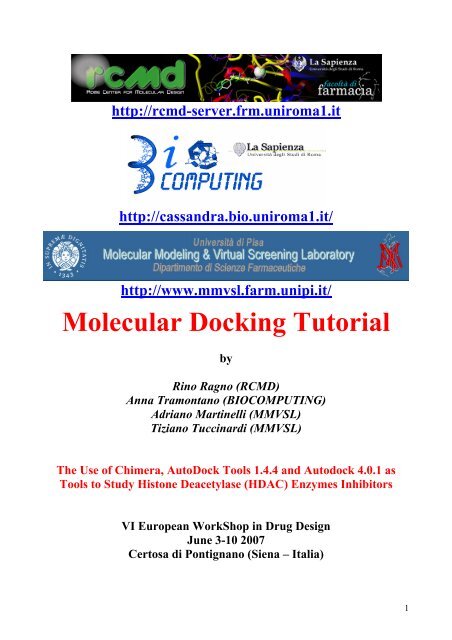 Molecular Docking Tutorial