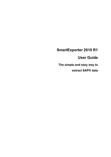 Import or export a Data request - SmartExporter