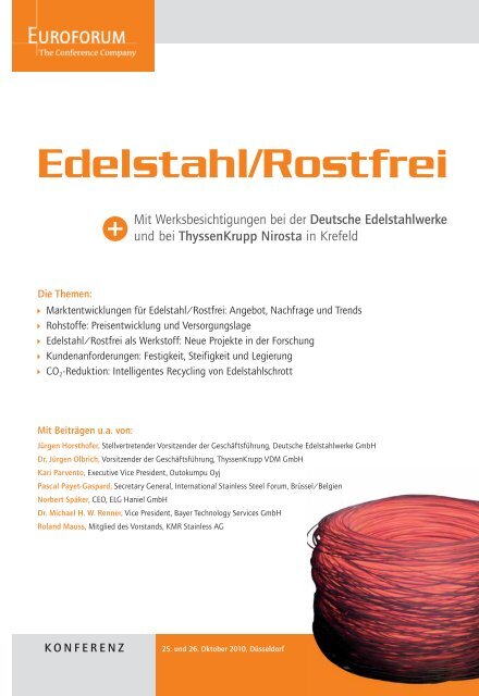 Edelstahl/Rostfrei - DEW-STAHL.COM