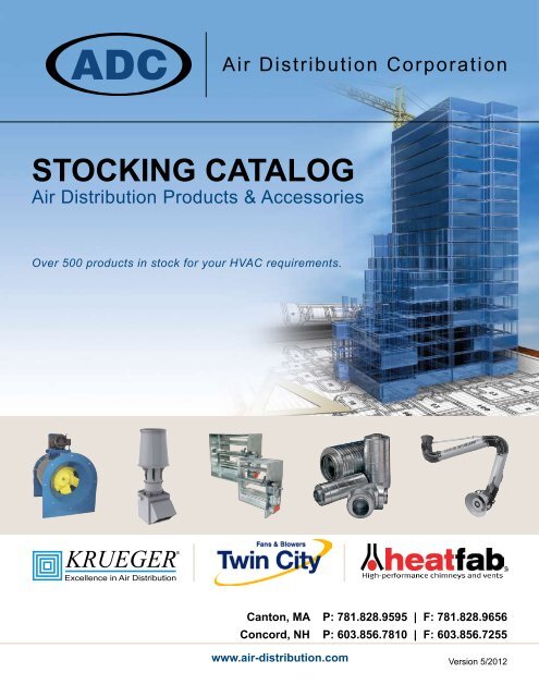 STOCKING CATALOG - Air Distribution Corporation