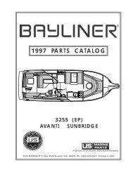 1997 PARTS CATALOG - Bayliner Parts