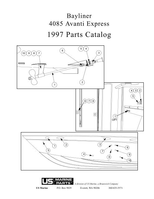 aft berth - Bayliner Parts