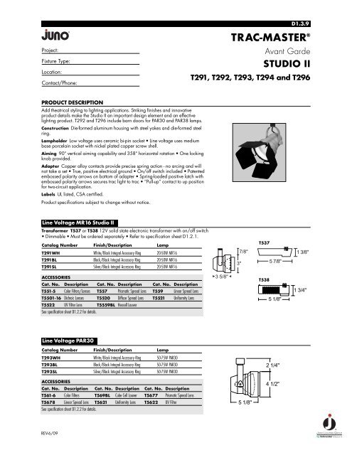 Trac-Master - Juno Lighting Group