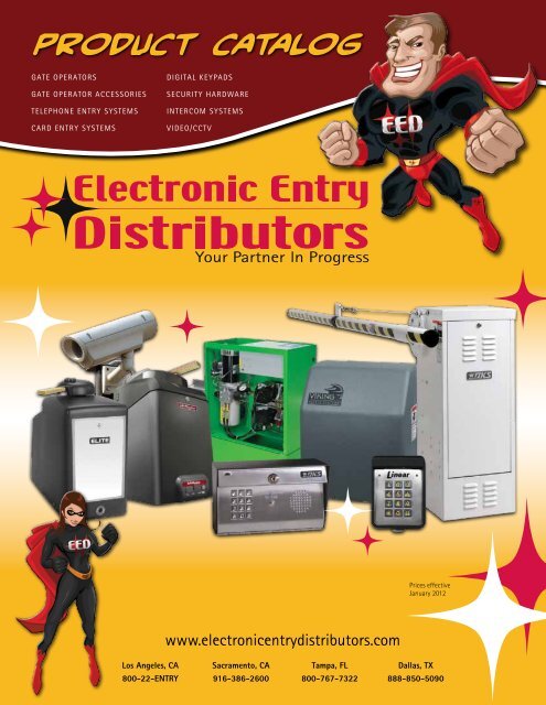 PRODUCT CATALOG - Electronic Entry Distributors