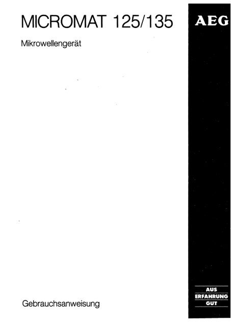 MICROMAT 125/135 AEG