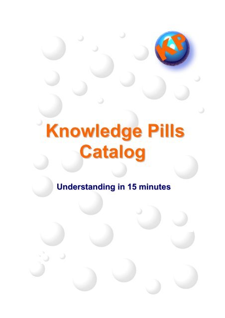 English Knowledge Pills Catalog for downloading (Pdf)