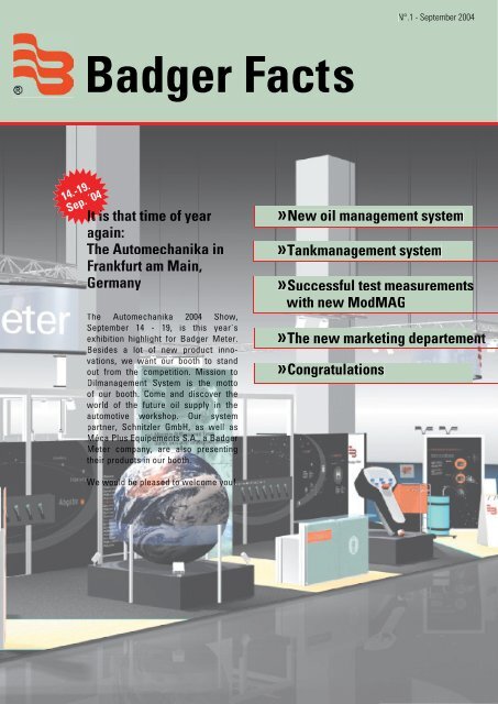Successful test measurements with new ModMAG - Badger Meter ...
