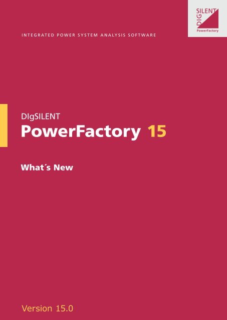 PowerFactory 15 - DIgSILENT