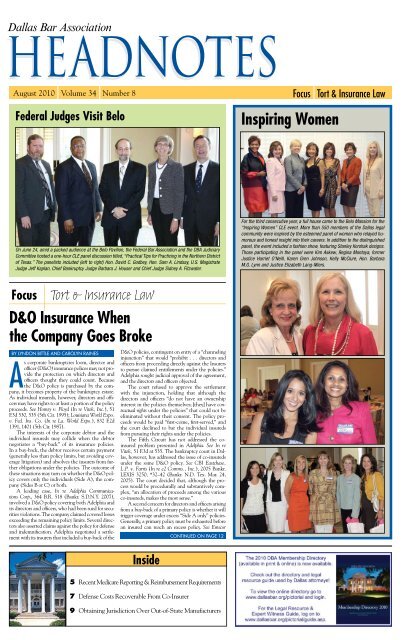 Headnotes - Carrington Coleman