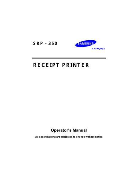 Operator's Manual
