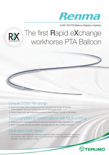 Renma® brochure - Terumo Europe