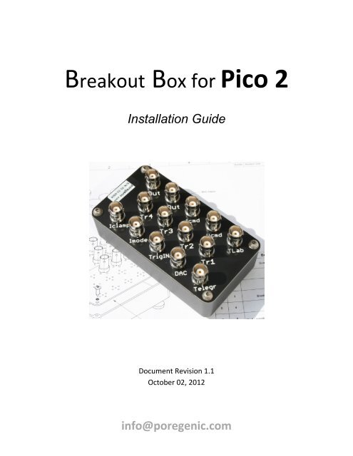 Breakout Box for Pico 2 - tecella