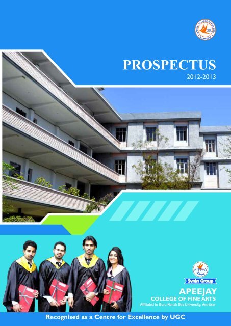 prospectus 12-13 for web.cdr - Apeejay College of Fine Arts ...