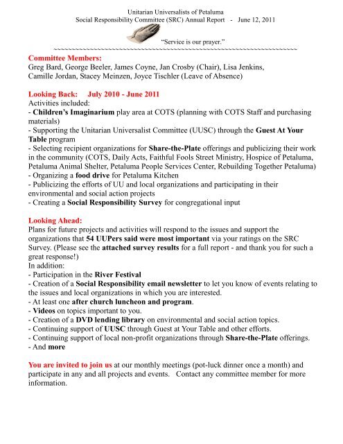 Committee Members: Greg Bard, George Beeler, James Coyne, Jan ...