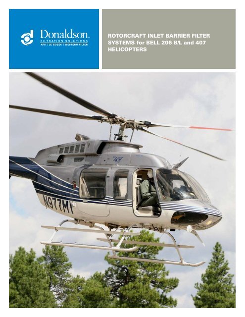 ROTORCRAFT INLET BARRIER FILTER SYSTEMS for BELL 206 B ...