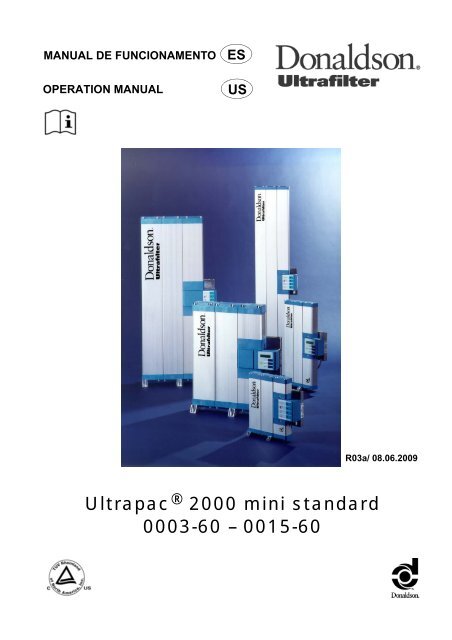 Ultrapac 2000 mini standard 0003-60 - Donaldson Company, Inc.