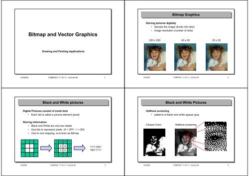 Bitmap and Vector Graphics