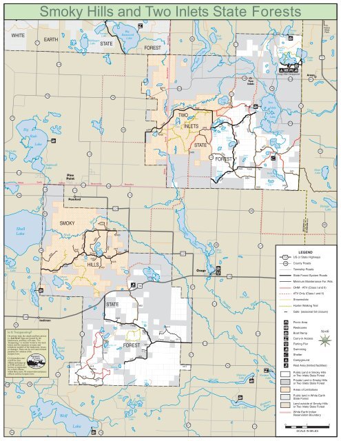Smoky Hills and Two Inlets State Forests - Minnesota Department of ...