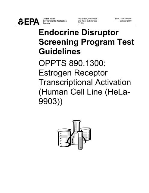 Endocrine Disruptor Screening Program Test Guidelines