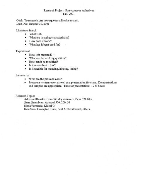 Research Project - Notes On Photographs