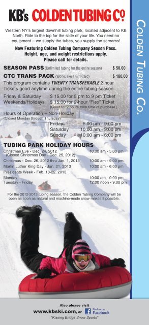 Colden Tubing Co. - Kissing Bridge