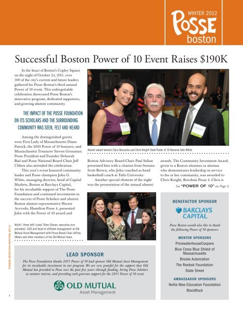 boston - The Posse Foundation