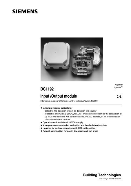 Input /Output module - Siemens