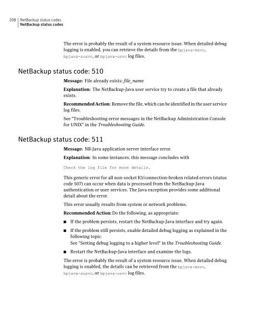208-netbackup-status-code