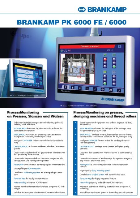 BRANKAMP PK 6000 FE / 6000