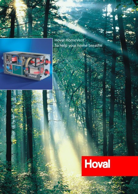 Hoval HomeVent® To help your home breathe - Toptherm.rs