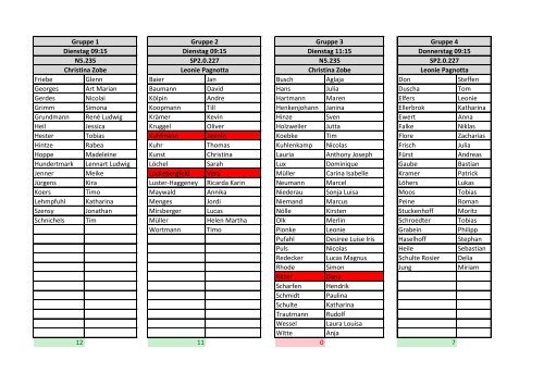 Friebe Glenn Baier Jan Busch Aglaja Don Steffen Georges Art ...