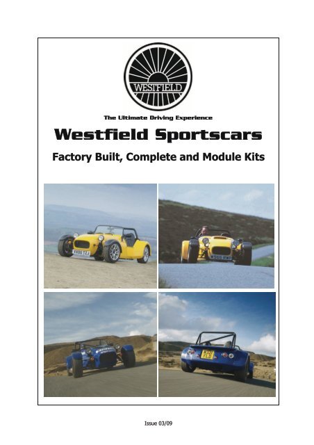 Factory Built, Complete And Module Kits - Westfield Sportscars ...