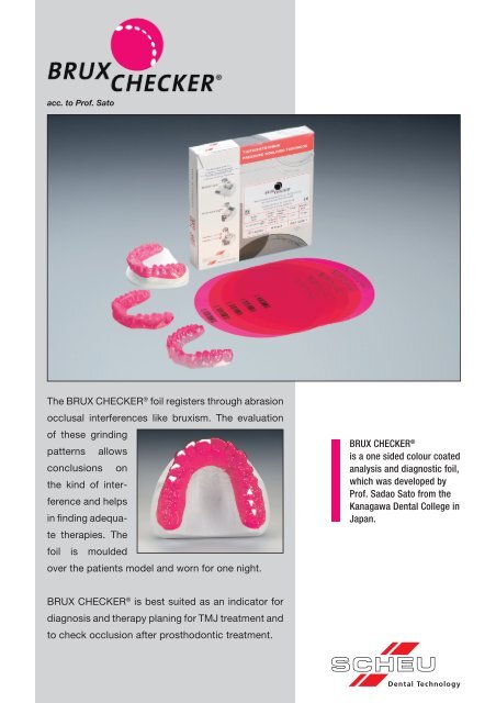 BRUX CHECKER ® brochure