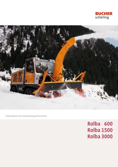 Rolba 600 Rolba 1500 Rolba 3000 - Cee-Environmental