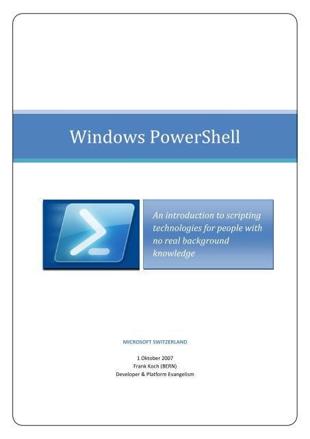 Windows PowerShell