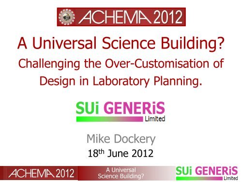 Cookie-Cutter Lab Design