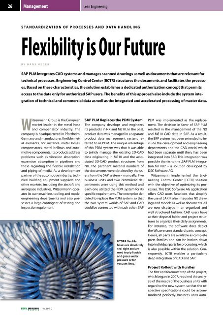 Witzenmann - DSC Software AG