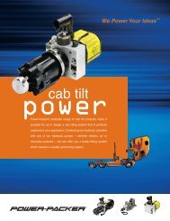 CAB TILT HYDRAULIC SYSTEM - Power-Packer