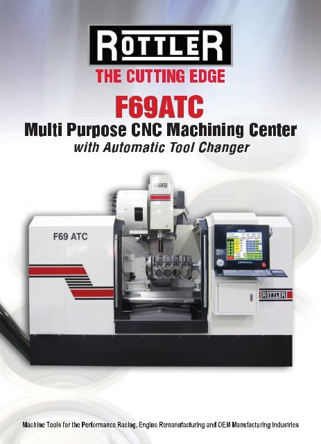 F69ATC sPeCiFiCATioNs - Rottler Manufacturing