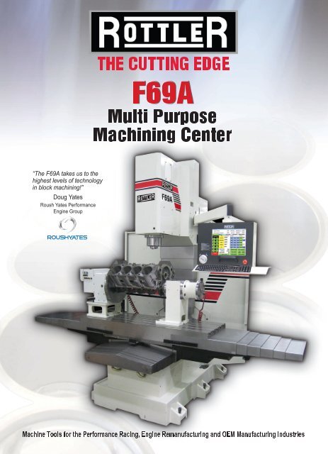 F69A PDF Brochure - Rottler Manufacturing