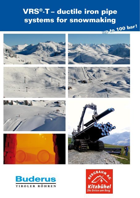 VRSÃ Â®-T Ã¢Â Â ductile iron pipe systems for snowmaking - Construtec
