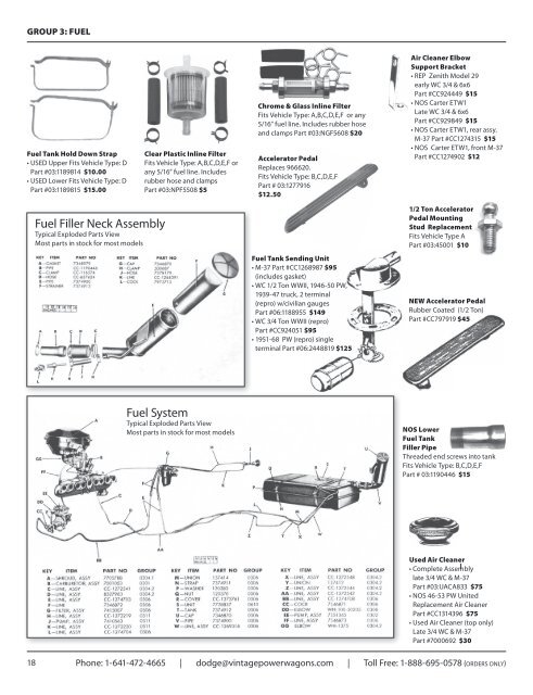Fuel Filler Neck Assembly Fuel System - Vintage Power Wagons