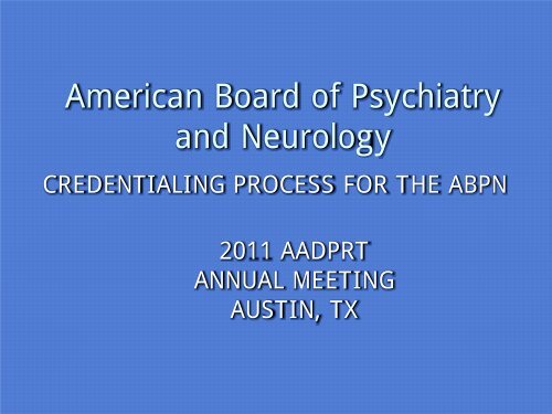 Download - American Board of Psychiatry and Neurology