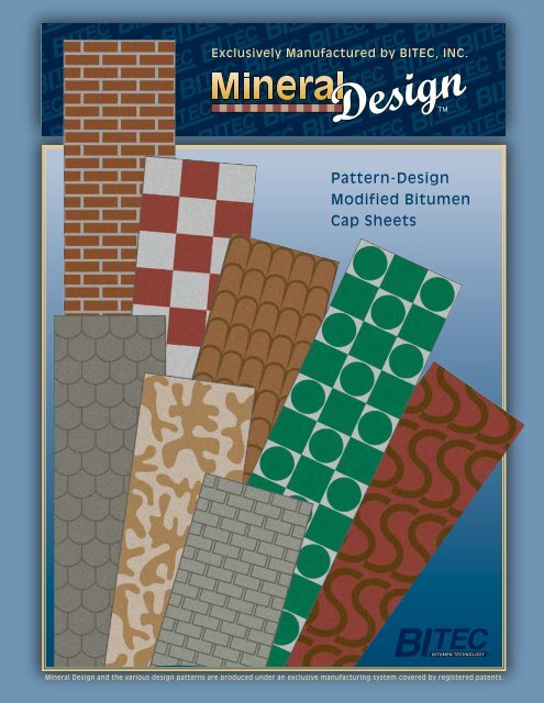 Pattern-Design Modified Bitumen Cap Sheets - BITEC, Bitumen ...