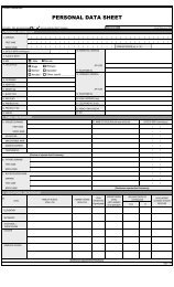 NOLITC Student Personal Data Sheet