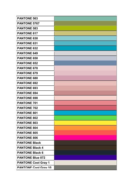 PANTONE 563 PANTONE 5767